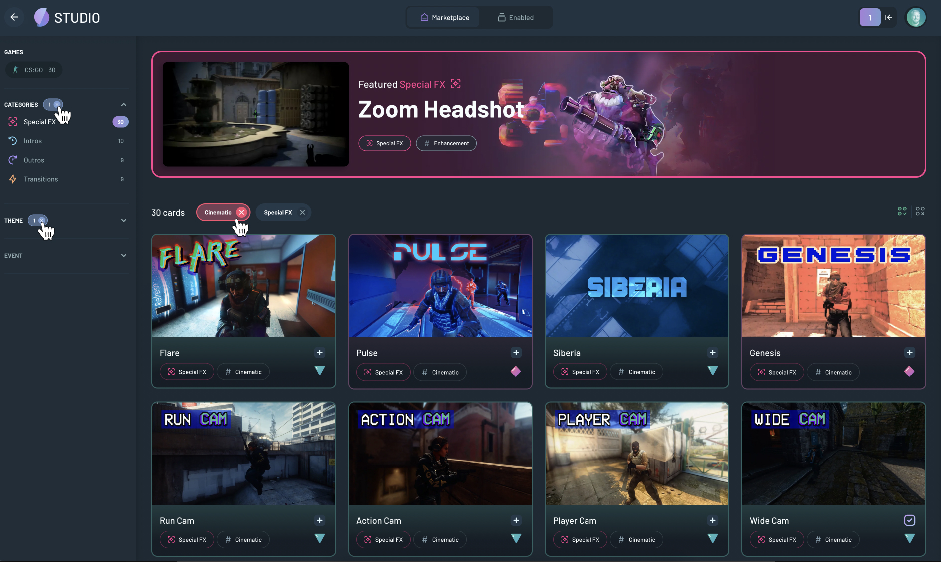 Categories / Tags – Allstar